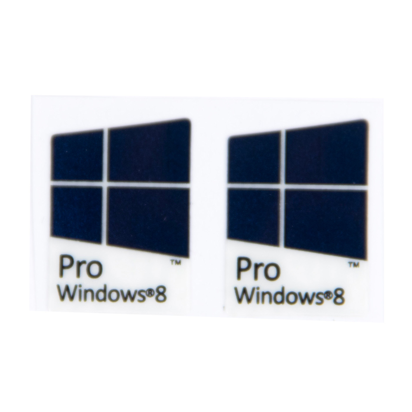 Naklejka sticker Windows 8 PRO blue 17 x 23 mm :: ABCDEAL.PL