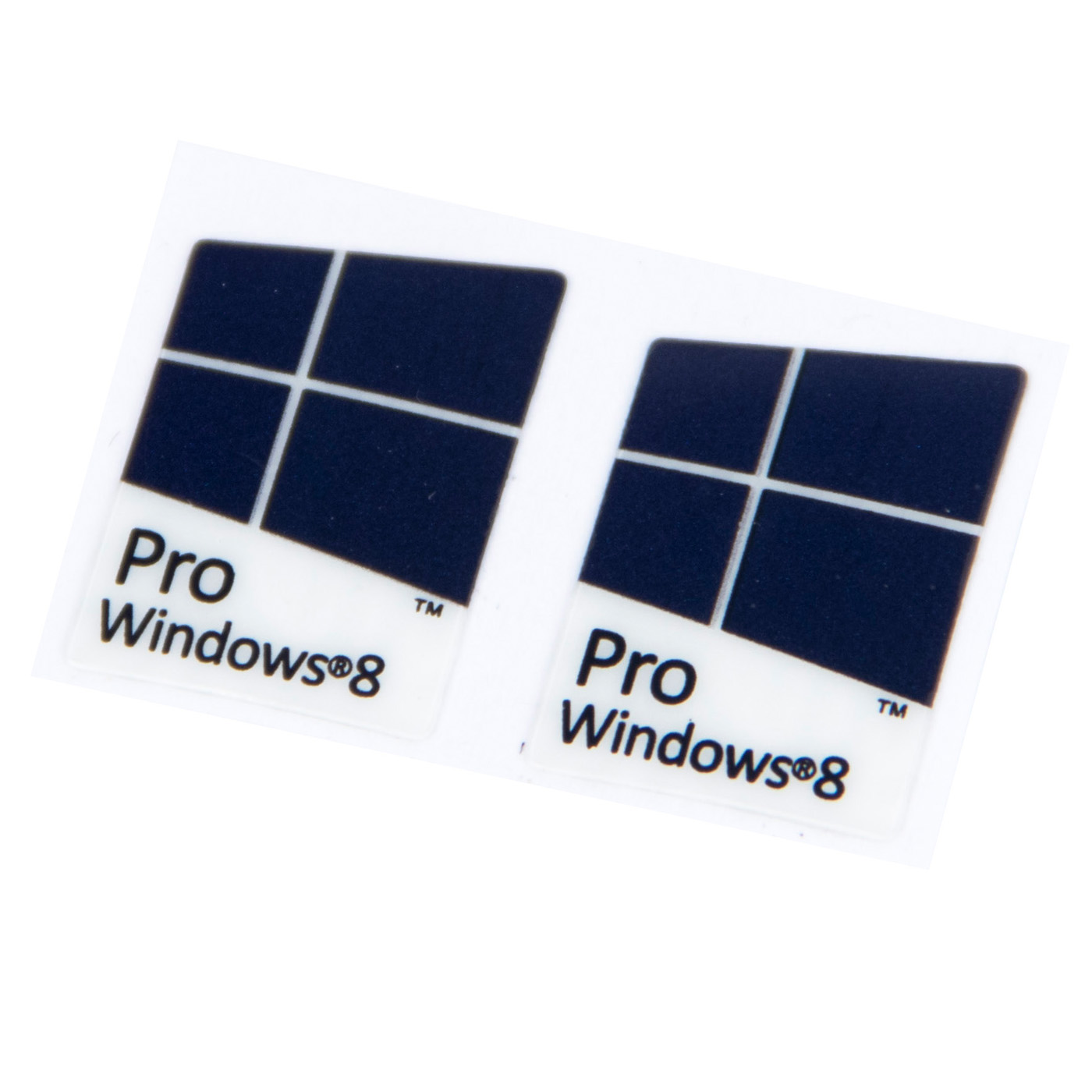 Naklejka sticker Windows 8 PRO blue 17 x 23 mm :: ABCDEAL.PL